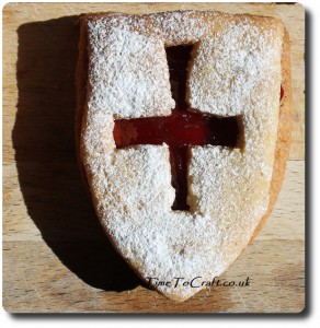 St George's Day baking (2 types of biscuits) - Time To Craft
